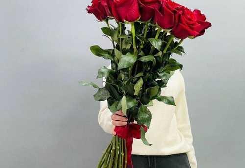 Розы гиганты 100 см эквадор премиум крупный