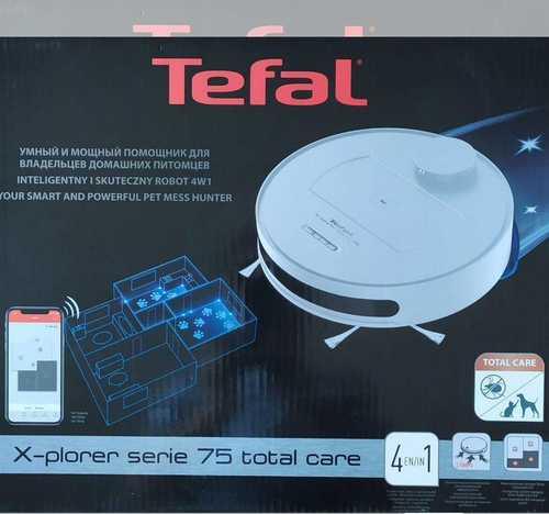 Робот пылесос Tefal X-plorer Serie 75, бу