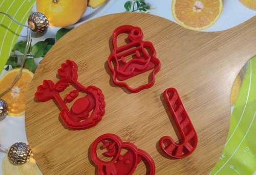 Набор 3D формочек для печенья и пряников
