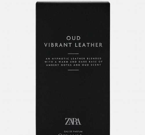 Zara OUD vibrant leather 100 ML