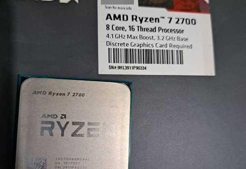 Процессор ryzen 7 2700 BOX
