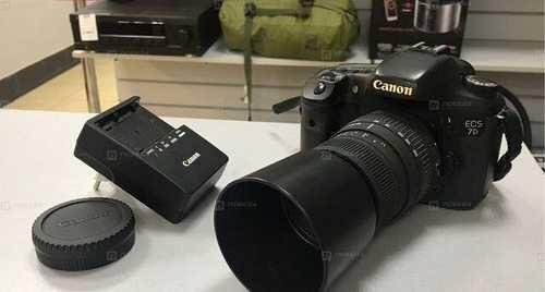 М4 Фотоаппарат Canon EOS 7D + sigma 55-200mm