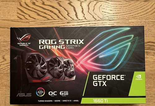 Видеокарта asus geforce GTX 1660 Ti 6 Gb