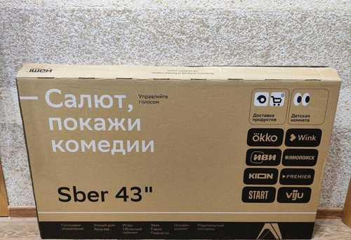 Абсолютно новый Smart TV 4K Sber 43" 108см