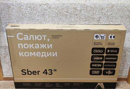 Абсолютно новый Smart TV 4K Sber 43" 108см