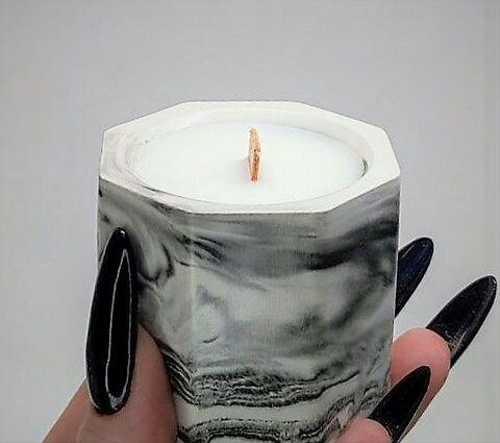 Ароматизированная свеча, аромо свеча "Лемонграсс"