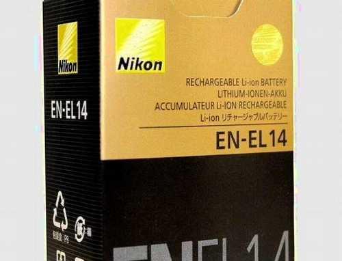 Аккумулятор Nikon EN-EL14 новый в упаковке
