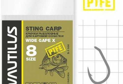 Крючок Nautilus Sting Carp Wide gape S-1144ptfe #4