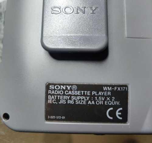 Кассетный плеер sony walkman