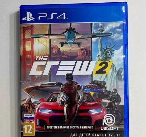 The crew 2 ps4 диск