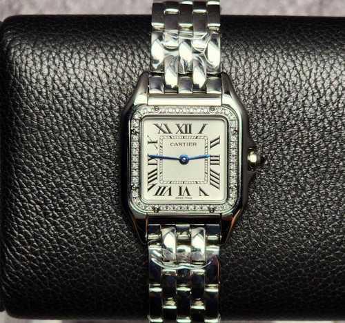 Часы бриллиантами Cartier panthere