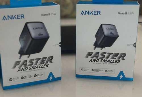 Сетевое зарядное устройство Anker Nano II 65w 45w