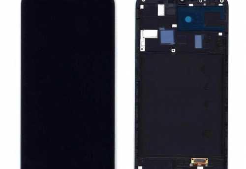 Дисплей Samsung SM-A205FD черный+рамка TFT