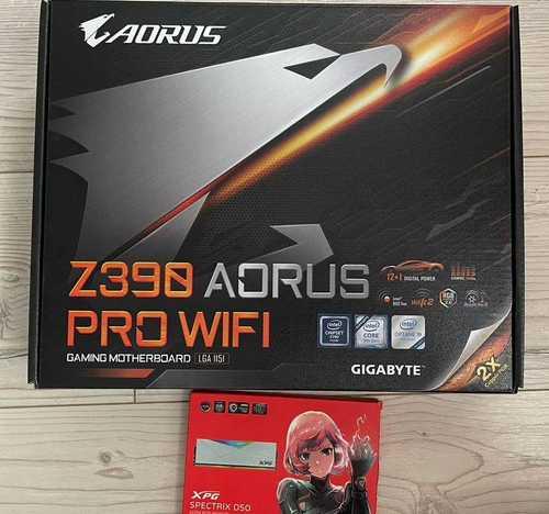 Процессор i7 9700k   z390 aorus pro wifi   32gb 41