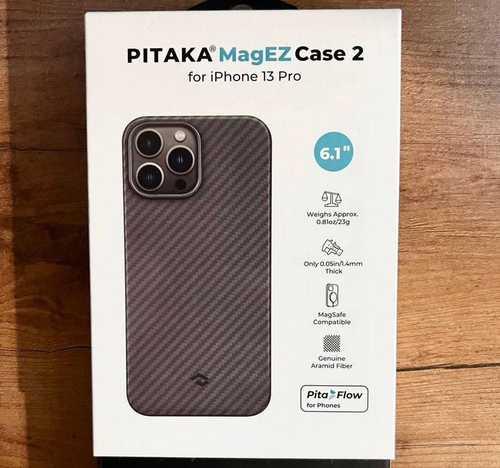 Чехол Pitaka MagEZ Case 2 для iPhone 13 Pro 6.1"