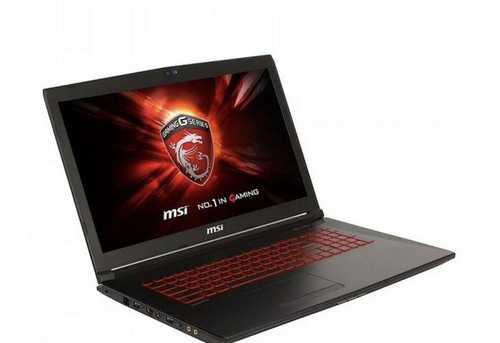Игровой ноутбук 15.6" MSI GL62M 7RD-1673RU, 1000 ГБ, Core i7-7700HQ, RAM 8 ГБ, GeForce GTX 1050 2 ГБ