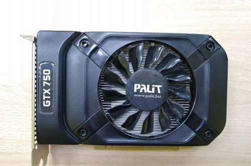 Видеокарта Nvidia Palit StormX OC GTX750 1Gb gddr5