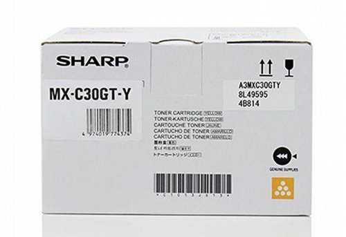 Тонер-картридж желтый Sharp MXC300/MXC30* (6k)