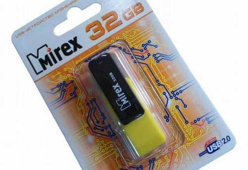Флешка 32 гб USB Mirex City Yellow