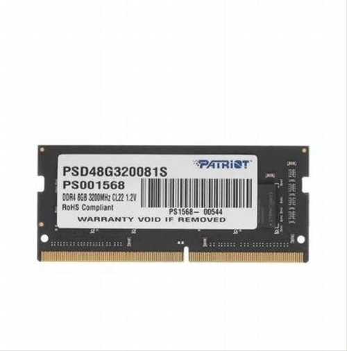 Оперативная память sodimm Patriot Signature Line 8