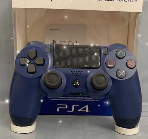 DualShock 4 V2 Геймпад темно-синий для PS4, пк