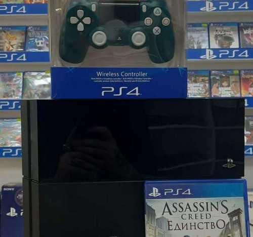 Sony ps4 fat Assassin's creed Unity 2 Dualshock