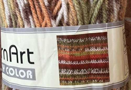 Пряжа нитки для вязания yarn art crazy color