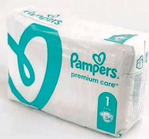 Подгузники Pampers premium care 1