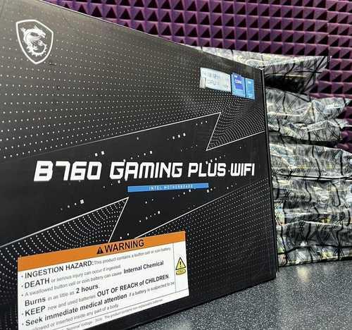 New B760 Gaming Plus WiFi ddr5 /гарантия /обмен