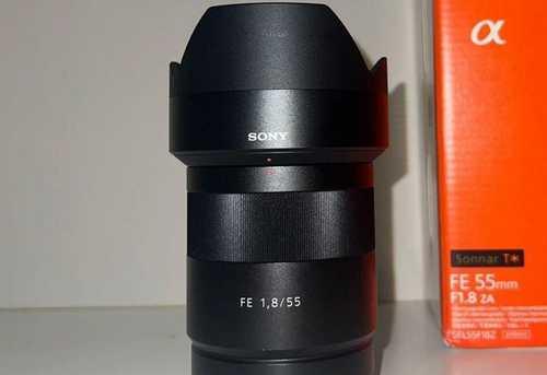 Sony Carl Zeiss Sonnar T* 55mm f/1.8 ZA+ фильтр