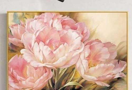 Картина маслом Бархатные тюльпаны