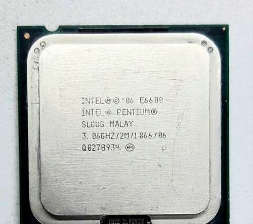 Процессор 775 Soket Pentium Dual-Core E6600 3.06/2