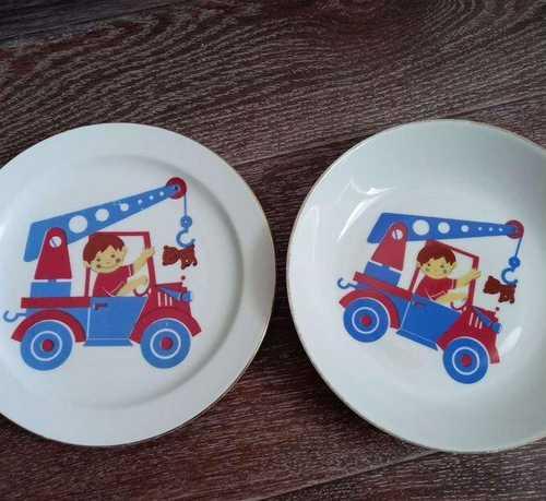 Детские тарелки Кольдиц ГДР