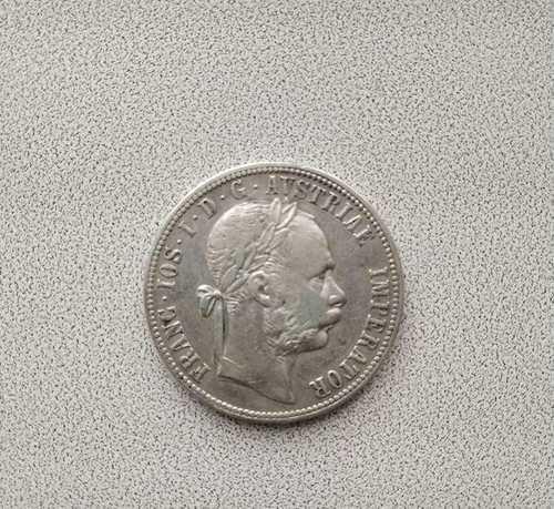 Монета 1 флорин 1889 год Австро-Венгрия