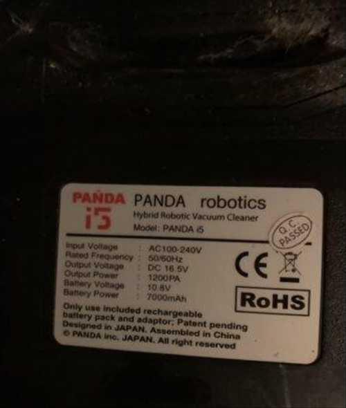 Робот пылесос Panda I5 на запчасти