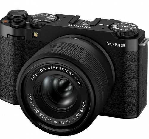 Fujifilm X-M5 Kit 15-45mm F3.5-5.6 Black (новый)