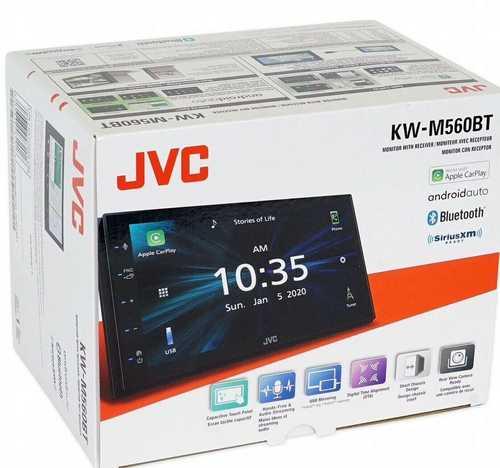 Автомагнитола JVC KW-M560BT