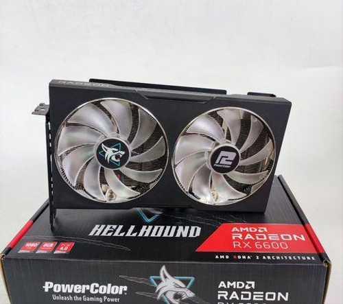 Видеокарта PowerColor AMD Radeon RX 6600 Hellhound