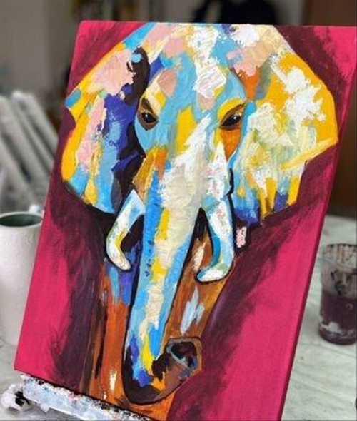 Интерьерная картина «слон»