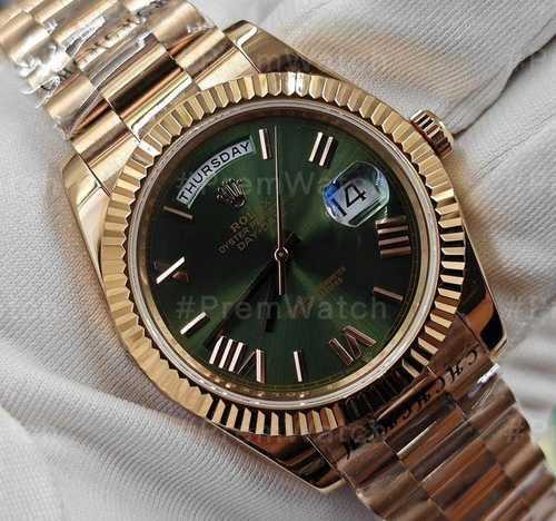 Часы Rolex Day Date Green 41mm