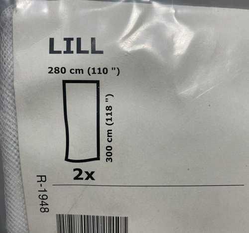 Тюль IKEA лилль