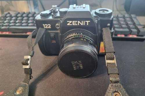 Фотоаппарат zenit 122 с вспышкой
