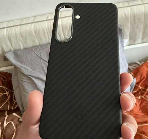 Чехол карбон monocarbon для samsung s24