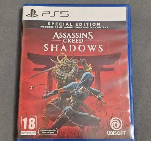 Assassins creed shadows ps5 диск
