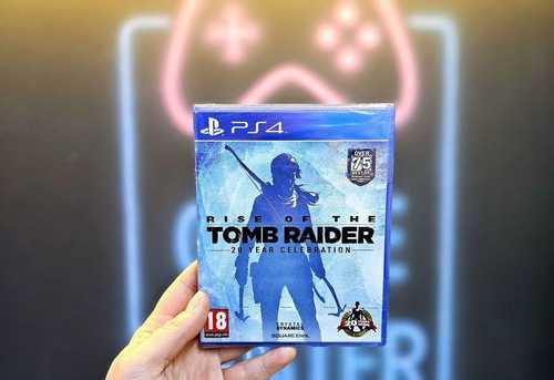 Диск ps4 Rise of The Tomb Raider, русская версия
