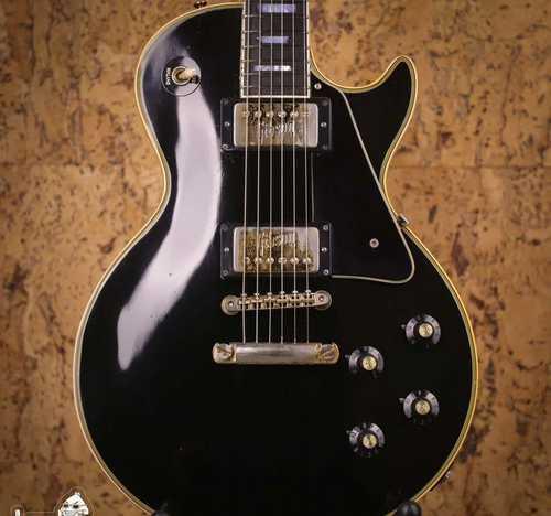 Gibson Les Paul Custom Ebony 1972 USA электрогитар