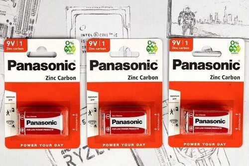 Батарейки Panasonic Zinc Carbon Крона/6F22