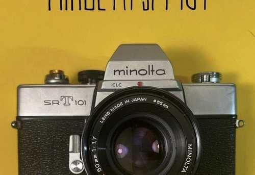 Плёночный фотоаппарат Minolta srT101