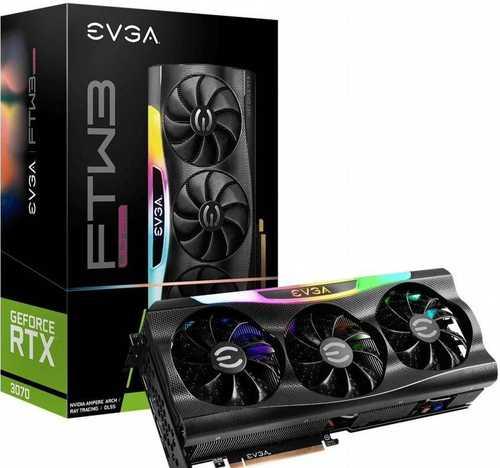 Видеокарта Evga RTX 3070 FTW3 Ultra отличн сост