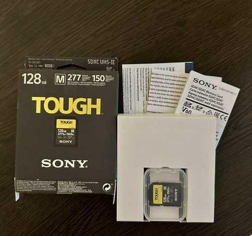 Карта памяти SD Sony tough m 128gb